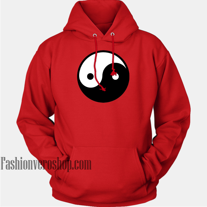 Yin Yang Symbol HOODIE - Unisex Adult Clothing