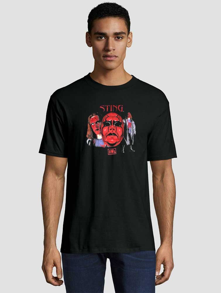 Vintage WCW NWO Wolfpac Sting T shirt limited edition
