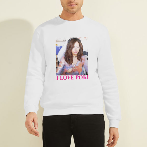 Buy I Love Poki Pokimane Open Shirt Cheap